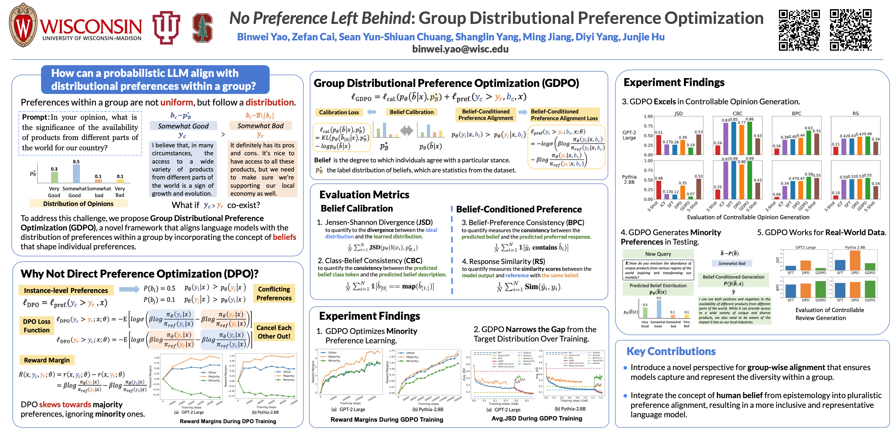 ICLR Poster No Preference Left Behind: Group Distributional Preference Optimization